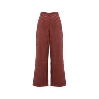 Vila Pantalon large en velours c&ocirc;tel&eacute;