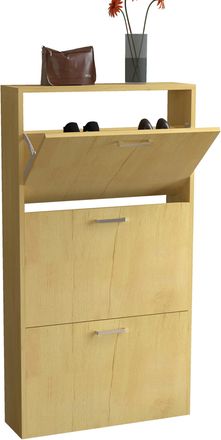 VCM Holz Regal Kipper Schuhregal Schuhschrank Schuhkipper 3 Sulos M