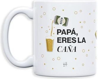 UO Tasse mit Aufschrift Papa, du bist der Schilf, Geschenk f&uuml;r V&auml;ter, originelles Vatertagsgeschenk, unsichtbarer Freund, 350 ml, Keramik