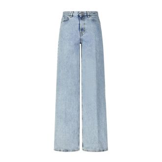 Toteme Italienische Wide-Leg Jeans - - Jeans - Damen - Blau - W29 L34