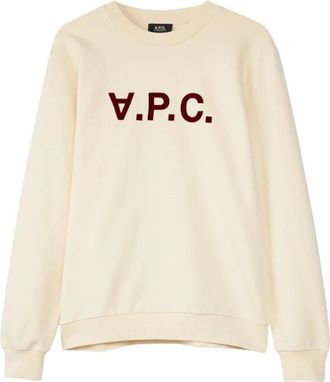 A.P.C. Cotton Grand Sweatshirt - - Sweatshirts & Hoodies - Herren - Beige - M