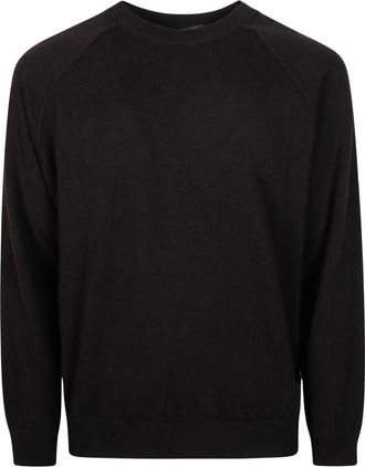 FILIPPO DE LAURENTIIS G. Collo Raglan Lana Cachemire F16 - Homme - Pulls - Brun - Taille: 2XL