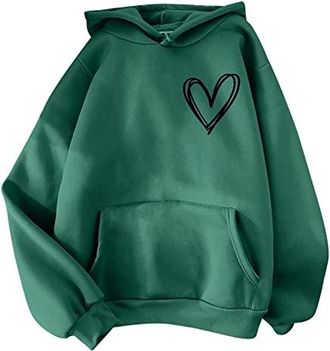 Generic Sweat-shirt surdimensionn&eacute; pour femme avec poches - Sweat &agrave; capuche violet surdimensionn&eacute; pour femme - Sweat uni &agrave; capuche cardigan &agrave; capuche - Veste 