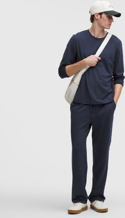 lululemon Pantalon Soft Jersey coupe classique Standard pour Hommes - Bleu - Taille 2XL