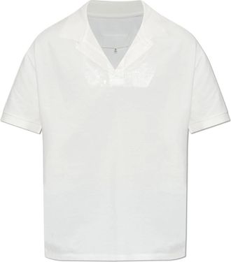 Maison Margiela Homme, Tops, Blanc, Taille: XS Taped Polo