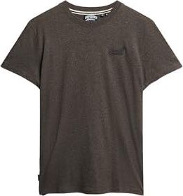 Superdry T-Shirt Vintage avec Logo EMB pour Homme, Marron (Cocoa Brown Marl), XL