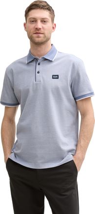 Tom Tailor T-Shirt mit Brusttasche, Tarmac Grey Tonal fine Stripe, XXXL