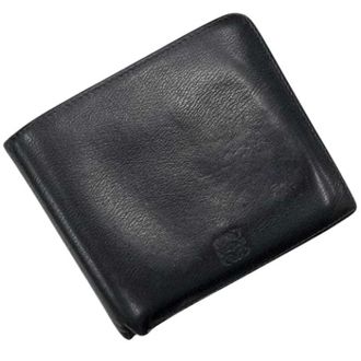 Loewe Portefeuille Pre-owned (bi-pli) - Homme - Pre-owned - Noir - Taille: ONE Size