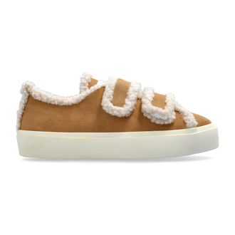 INUIKII Femme, Chaussures, Beige, Taille: 36 EU Shearling Low Velcro chaussures
