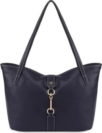 Pollini Femme, Sacs, Bleu, Taille: ONE Size Sac à Double Poignée Winona Medium