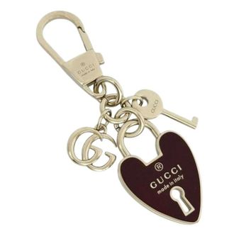 Gucci Porte-cl&eacute;s en m&eacute;tal Pre-owned - Femme - Pre-owned - Multicolore - Taille: ONE Size