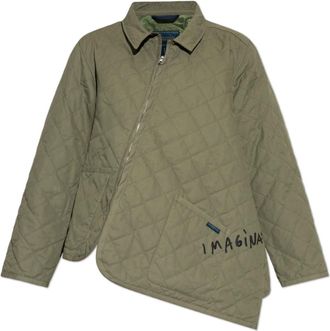 Comme Des Gar&ccedil;ons Homme, Vestes, Vert, Taille: M Veste isol&eacute;e avec une coupe asym&eacute;trique