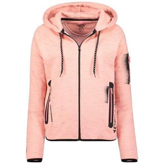 Canadian Peak Fanatic Lady - Sweat Femme Zip Capuche Poches - Sweatshirt Pull Manches Longues Chaud Hoodie Veste - Femmes Printemps Ete Automne Hiver (Rose Poudre L