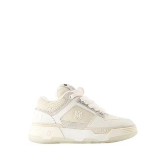 Amiri Beige Leder Sneakers - Runde Zehen - - Shoes - Herren - Beige - 44 EU