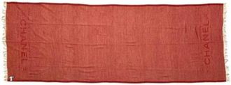 Chanel Pre-owned Stole - Femme - Pre-owned - Rouge - Taille: ONE Size