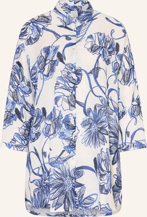 120% Lino 120%Lino Hemdbluse Aus Leinen Mit 3/4-Arm blau