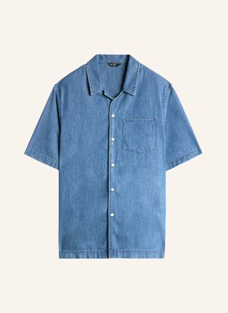 7 For All Mankind Jeanshemd Regular Fit blau