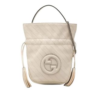 Gucci Pre-owned Interlocking G Blondie Leder Beuteltasche - - Pre-owned - Damen - Wei&szlig; - ONE SIZE