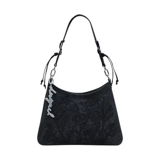 Desigual Femme, Sacs, Noir, Taille: ONE Size Remeo Floral Manaos Bag
