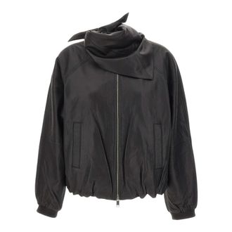 Birgitte Herskind Blouson en cuir Yvette - Femme - Vestes - Noir - Taille: 38 FR