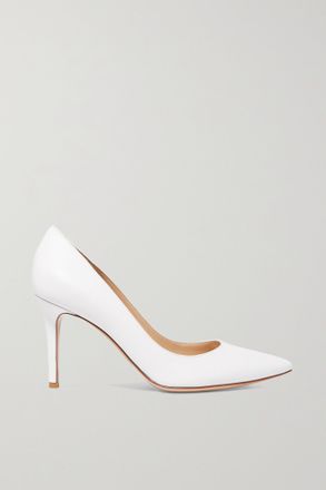 Gianvito Rossi Escarpins En Cuir 85 - Blanc
