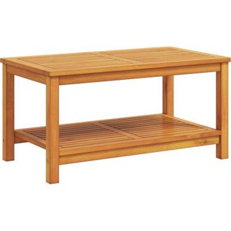 vidaXL Couchtisch Braun 110 x 55 x 45 cm Akazie Massivholz Vidaxl