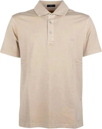 Fay Homme, Tops, Beige, Taille: XL Polo Jersey