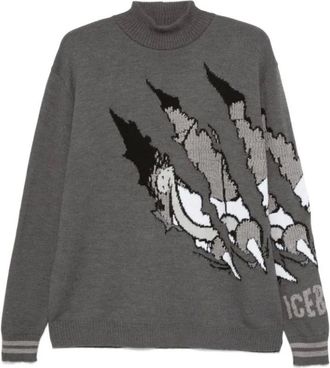 Iceberg Homme, Pulls, Gris, Taille: S Maglia lupetto