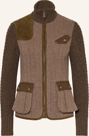 Habsburg Habsburg Strickjacke Cleo Im Materialmix braun