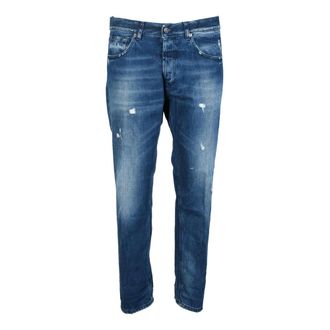 Dondup Homme, Jeans, Bleu, Taille: W29 Jean en coton, Fermeture à boutons, Modèle: Dian