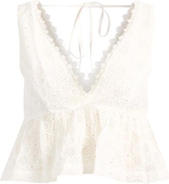 Pinko Pinko, Femme, Tops, Blanc, Taille: 34 FR Kiersten