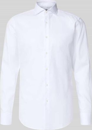 HUGO BOSS Slim Fit Businesshemd aus reiner Baumwolle Modell H-Hank-SP