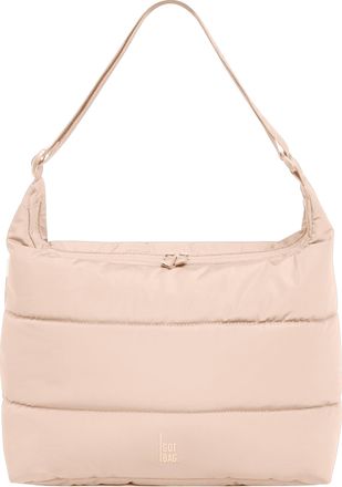 Got Bag Schultertasche Puffer Square Bag | Gesteppte Handtasche mit 13 Laptopfach Wasserabweisend |Puffy Schultertasche mit verstellbaren Gurt (pearl)