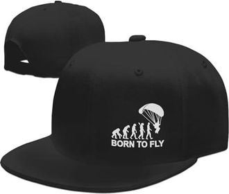 Generic &Eacute;volutions du Parachutisme Femme Homme Casquette Hip Hop Anti-UV Strapback Cap Snapback Chapeaux Pare-Soleil pour Sport Hip Pop Camping