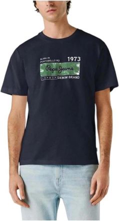 Pepe Jeans London Homme, Tops, Bleu, Taille: S T-Chemises