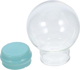 Aboofan Schneekugel Zum Selbermachen: 45 Mm Große, Durchsichtige Glaskuppel, Befüllbare Für Selbstgemachte Weihnachtsdekorationen - Leeres Glas Für Die Dekora