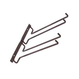 BESPORTBLE Weinglashalter Wandmontage Doppelreihig aus Eisen Aufh&auml;nger f&uuml;r Weingl&auml;ser H&auml;ngendes Weinregal mit Stabilem Display Stilvoller Glashalter f&uuml;r K&uuml;che Ba