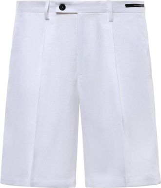 Michael Coal Homme, Shorts, Blanc, Taille: W32 Harry Pleated Shorts