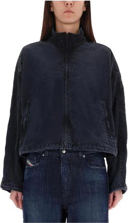 Diesel Femme, Vestes, Gris, Taille: 38 FR Bomber Jacket