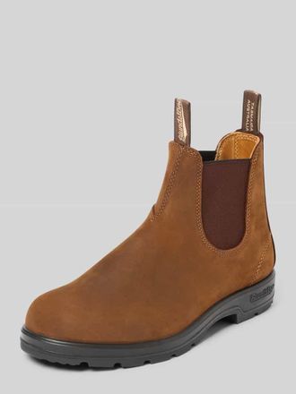 Blundstone Chelsea Boots aus Rindsnubuk mit Stretcheins&auml;tzen
