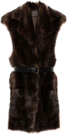 Prada Gilet En Fourrure