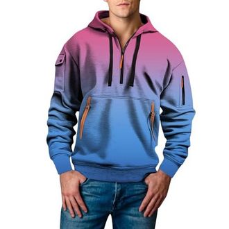 Generic Sweat à capuche essentiel pour homme - Motif floral - Pull à manches longues - Haut à capuche pour homme, BU1., XXL