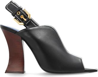 Lanvin Femme, Chaussures, Noir, Taille: 38 EU Sandales &agrave; brides et boucles
