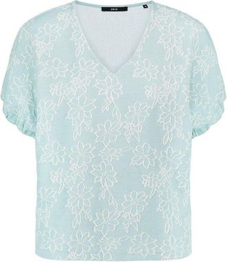Zero Kurzarmshirt Damen kurzarm (1-tlg) Struktur
