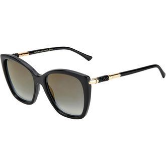 Jimmy Choo London Rose 807 FQ Schwarze Sonnenbrille