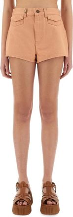 Chlo&eacute; Femme, Shorts, Rose, Taille: 42 FR Short Shorts