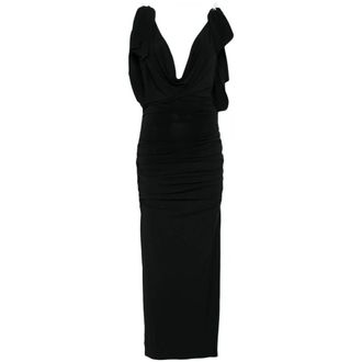 The Attico Schwarzes Kleid - - Dresses - Damen - Schwarzk - XS
