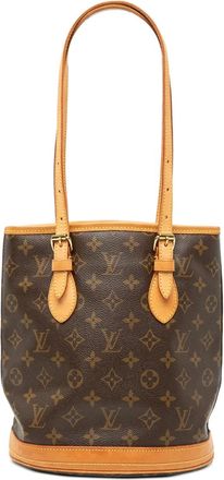 Louis Vuitton 2004 Monogram Petit bucket bag - Braun