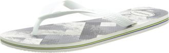 Havaianas Herren Brasil Fresh Flipflop, White White Grey, 33/34 EU