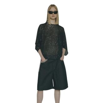 Circus Hotel Femme, Shorts, Bleu, Taille: 38 FR Long Shorts